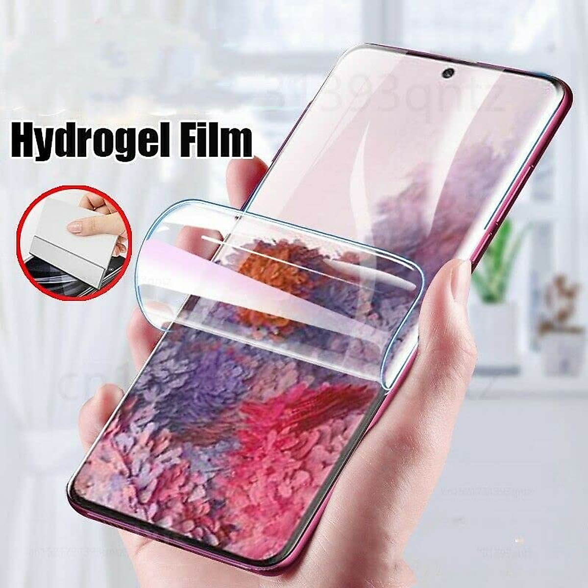 LOOKSEVEN 3 Pack Hydrogel Film For Samsung Galaxy Note 10 Plus Transparent Soft TPU Screen Protector, High Sensitivity Protective Film (Not Tempered Film)