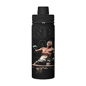 Eevikion Canelo of Alvarez Stainless Steel Insulated Tumbler Sports Water Bottle Hot and Cold Travel Cup 18oz