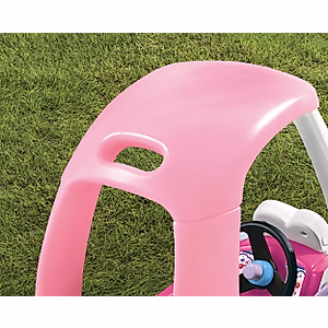Little Tikes Princess Cozy Coupe Ride-On Toy - Toddler Car Push and Buggy Includes Working Doors, Steering Wheel, Horn, Gas Cap, Ignition Switch - For Boys and Girls Active Play , Magenta