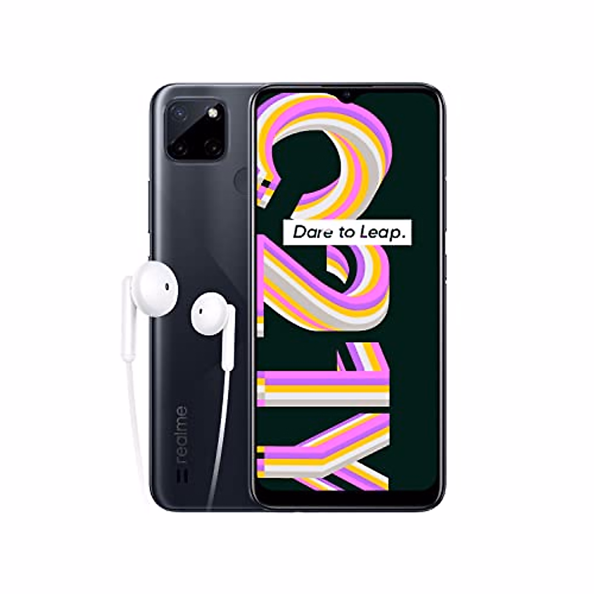 Realme C21Y Dual-SIM 32GB ROM + 3GB RAM (GSM only | No CDMA) Factory Unlocked 4G/LTE Smart Phone (Cross Black) - International Version