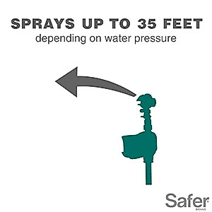 Havahart 5277 Critter Ridder Motion Activated Animal Repellent and Sprinkler - Repel Cats, Dogs, Chipmunks, Groundhogs, Squirrels, Skunks, Deer, and More