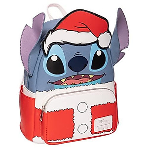 Lilo & Stitch Holiday Santa Stitch Mini Backpack - Entertainment Earth Exclusive