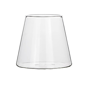 URMAGIC 3 Pcs Clear Glass Cups,9 Oz Mount Fuji Shape Beer Glasses,Beverages Glasses,Drinking Glasses,Cocktail Glass,Whiskey Glass,Milk Cup,Tea Cup,Wine Glass,Water Glasses,Juice Glasses