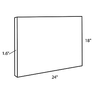 Kate and Laurel Blake This Week Framed Printed Glass Dry Erase Board by The Creative Bunch Studio, 18x24 Natural, Printed Glass Wall Décor