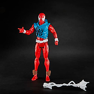Marvel Spider-Man: Across The Spider-Verse Scarlet Spider Toy, 6-Inch-Scale Action Figure with Web Accessory, Marvel Toy for Kids Ages 4 and Up