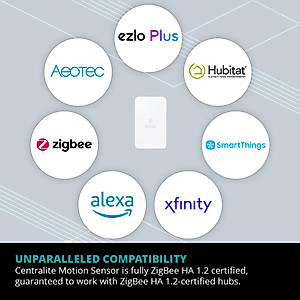 Centralite Water Leak Sensor - Monitors Your Whole Home for Leaks - Detects Water Leaks in the Kitchen, Bathroom, Basement, Or Laundry Room - Works With Smartthings, Hubitat, Ezlo, Vera, and Zigbee