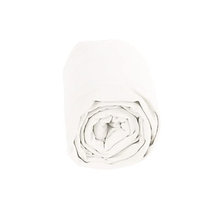 FabricLA DTY Double Brushed Knit Jersey 190 GSM - 58/60" Inches (150 CM) Wide - Soft Polyester Spandex Fabric - 2 Way Stretch Knit Fabric - Ivory, 3 Continuous Yards