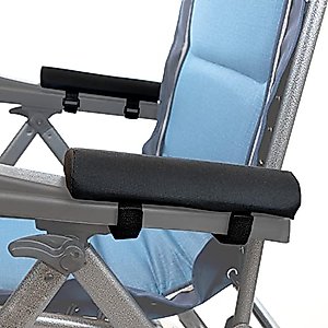 Original Zero Gravity Chair Cushion for Arm Rest: Folding Antigravity Recliners, Outdoor and Lawn Loungers, Reclining Patio Lounge Chairs, Armrest Padding-Clever Camper Company