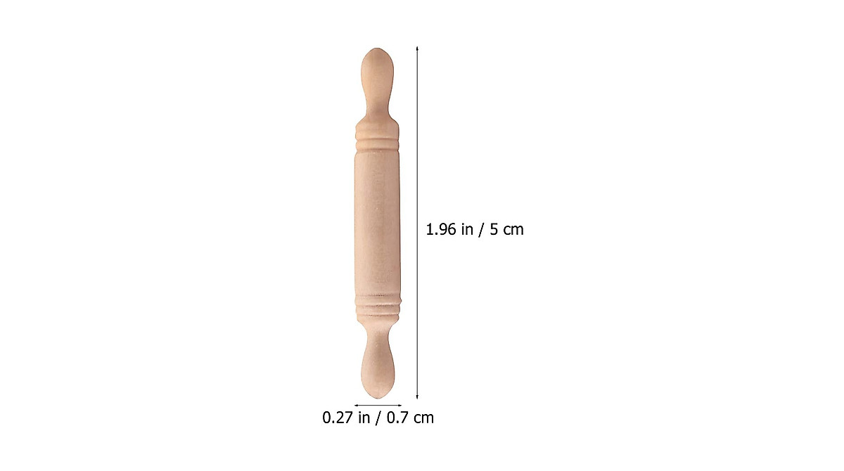 LUOZZY 15Pcs Mini Rolling Pins for Fun DIY Crafting