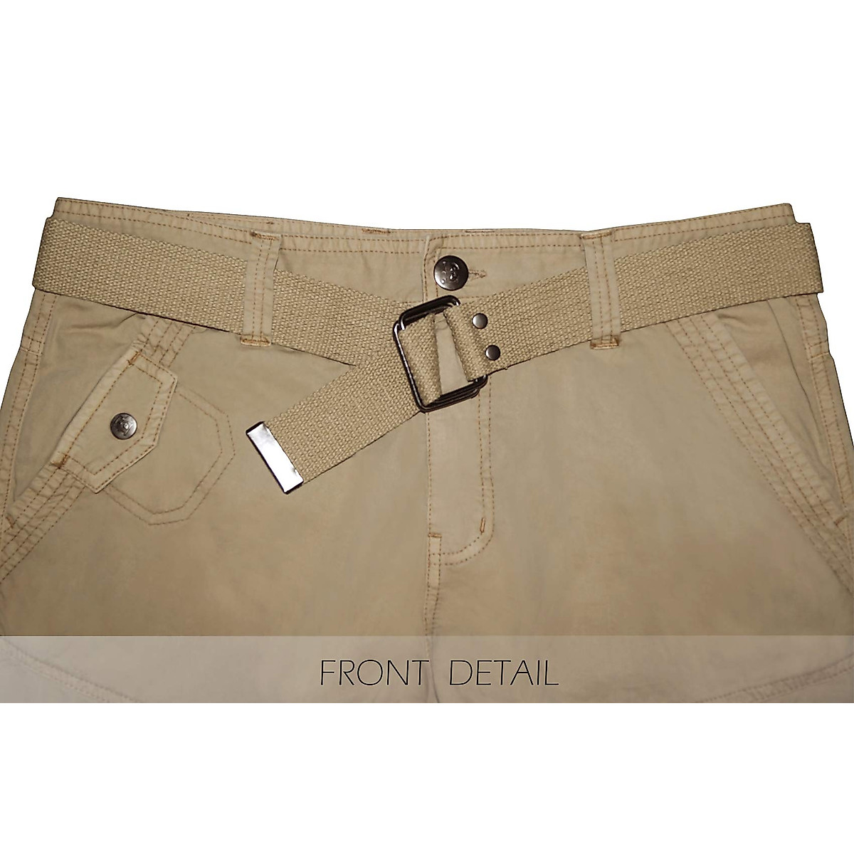 ETHANOL Men's Relaxed Cargo Pants with 6 Big Pockets Casual Work Combat Trousers APLC44098 KHK 38