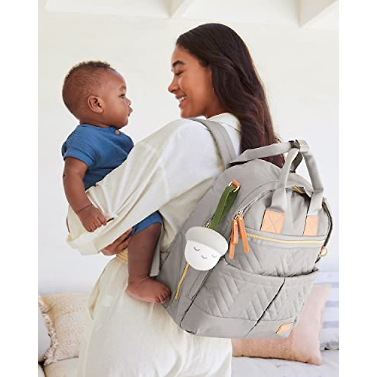 Skip Hop Portable Baby Sleep Sound Machine, Glow with Me Acorn