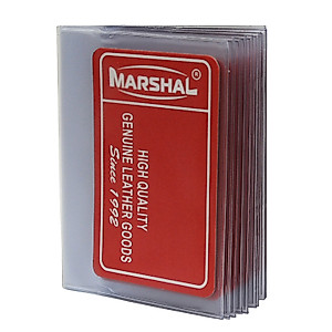 Plastic Wallet Insert Made in USA by Marshal@ 12 Pages Picture Card SET OF 2 New