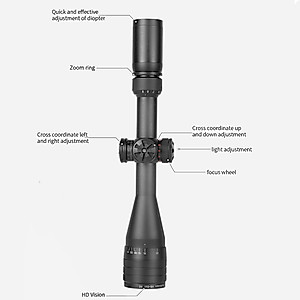 T-EAGLE Optics SR 3-9x40 AO IR Hunting Rifle Scopes Second Focal Plane Long Eye Relief Riflescopes 1” Main Tube