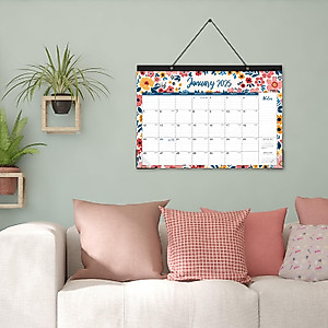 2025 Desk Calendar - Jan 2025 - Dec 2025, Large Monthly Desk Calendar 12 Months, 17" x 12", Desk Pad, Large Ruled Blocks, To-do List & Notes, Best Desk/Wall Calendar 2025 for Planning or Organizing