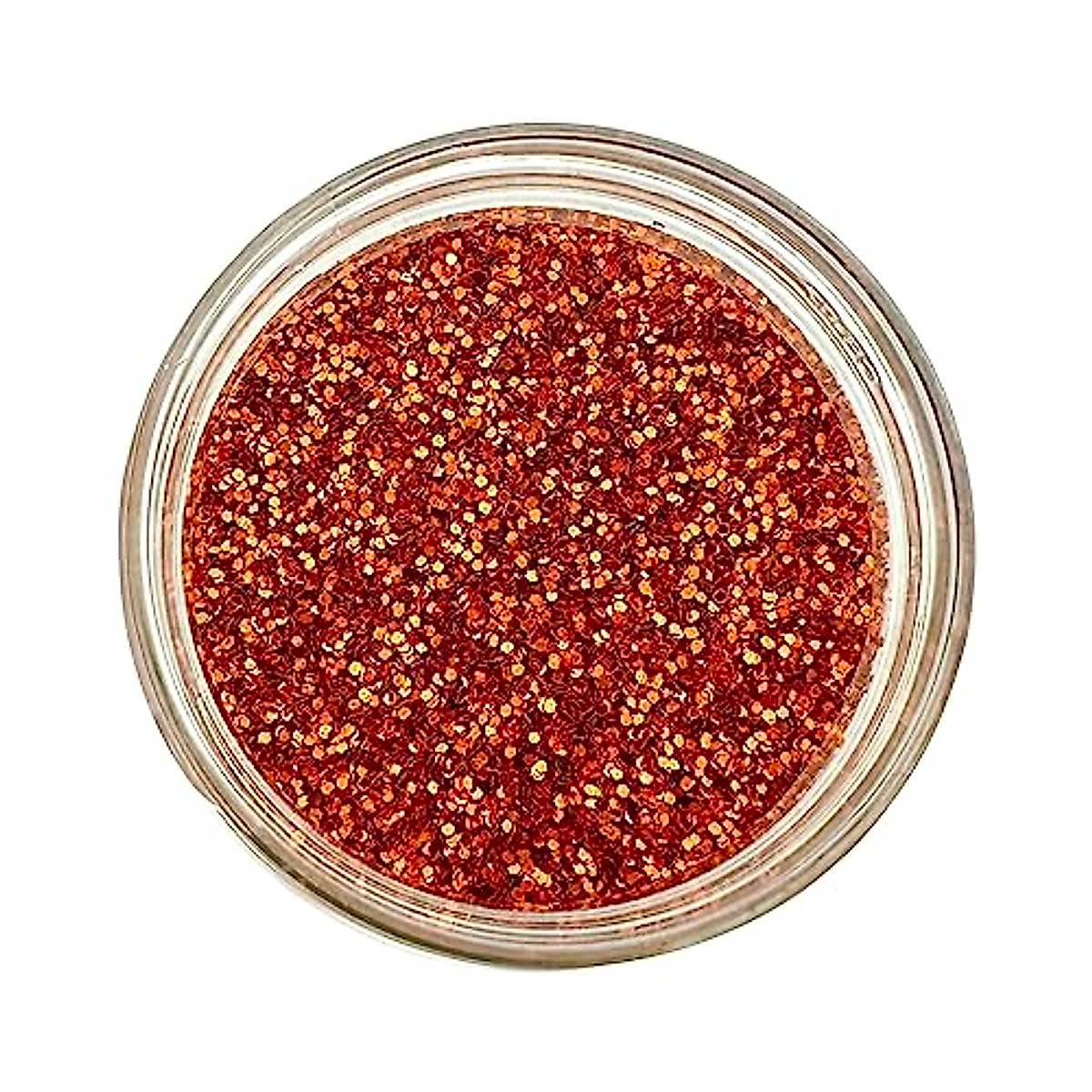 Large 250g Shaker Jar of Golden Orange Glitter-Colourful Glitter for Resin or Crafts, Chunky Glitter, Nail Art