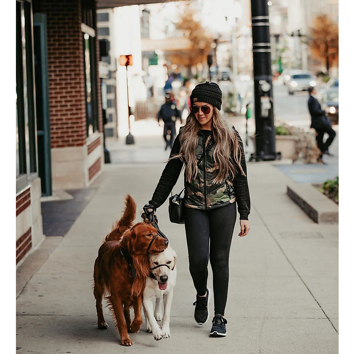 Funky Junque Womens Beanie Soft Knit Classic Ribbed Slouch Hat - Black
