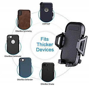 UrbanX Mobile Phone Car Holder Mount Windshield/Air Vent/Dashboard Cell Phone Holder for Car 360 Degree Rotation Universal Suction Mount Stand Compatible with Oppo Reno2