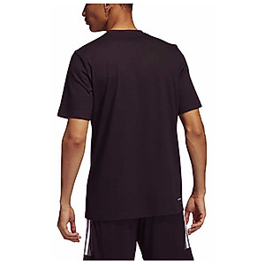 adidas Men's AEROREADY Designed 2 Move Sport Stretch Tee, Black/White, X-Large