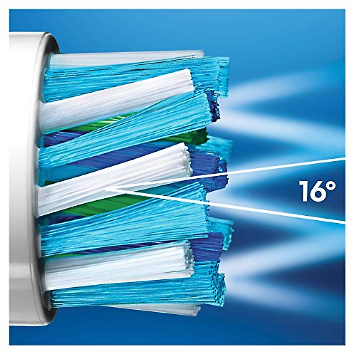 Oral-B CrossAction Toothbrush Heads, Pack of 8