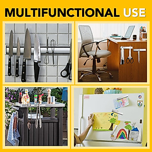 Strong Magnet - 25 Pack Neodymium Bar Magnets, Powerful Rare Earth Magnets - Industrial Strength NdFeB Magnet Set for Fridge, DIY, Crafts - 60 x 10 x 3 mm