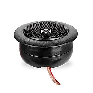 NVX® VSPTW 1" Premium Car Tweeters, 450W Max, 150W RMS, Silk Dome Tweeters with Passive X-Overs, Easy to Install in Cars/Trucks/Doors (Pair)