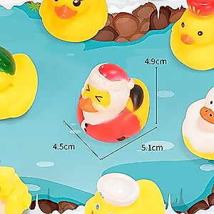 Sumsync Christmas Advent Calendar 2023 | 24 Rubber Ducks Toys For 3 4 5 6 7 8 Year-Old Boys Girls Kids Toddlers | Creative Christmas Gift For Boys Girls | Rubber Ducky Bath Toy