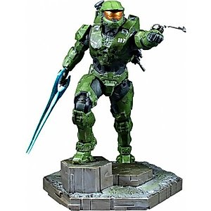 DARK HORSE COMICS Halo Infinite: Master Chief Grappleshot PVC Statue, 10 inches, Green