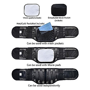 Lumbar Supports (Black, X-Large)