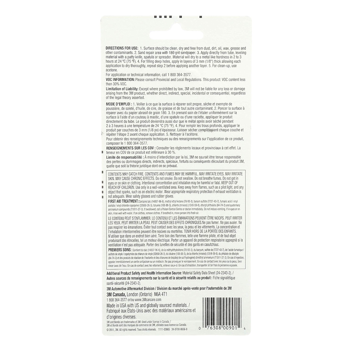 Bondo Plastic Metal, Seals & Fills Almost Any Metal Surface for Durability & Longevity, 5 oz.