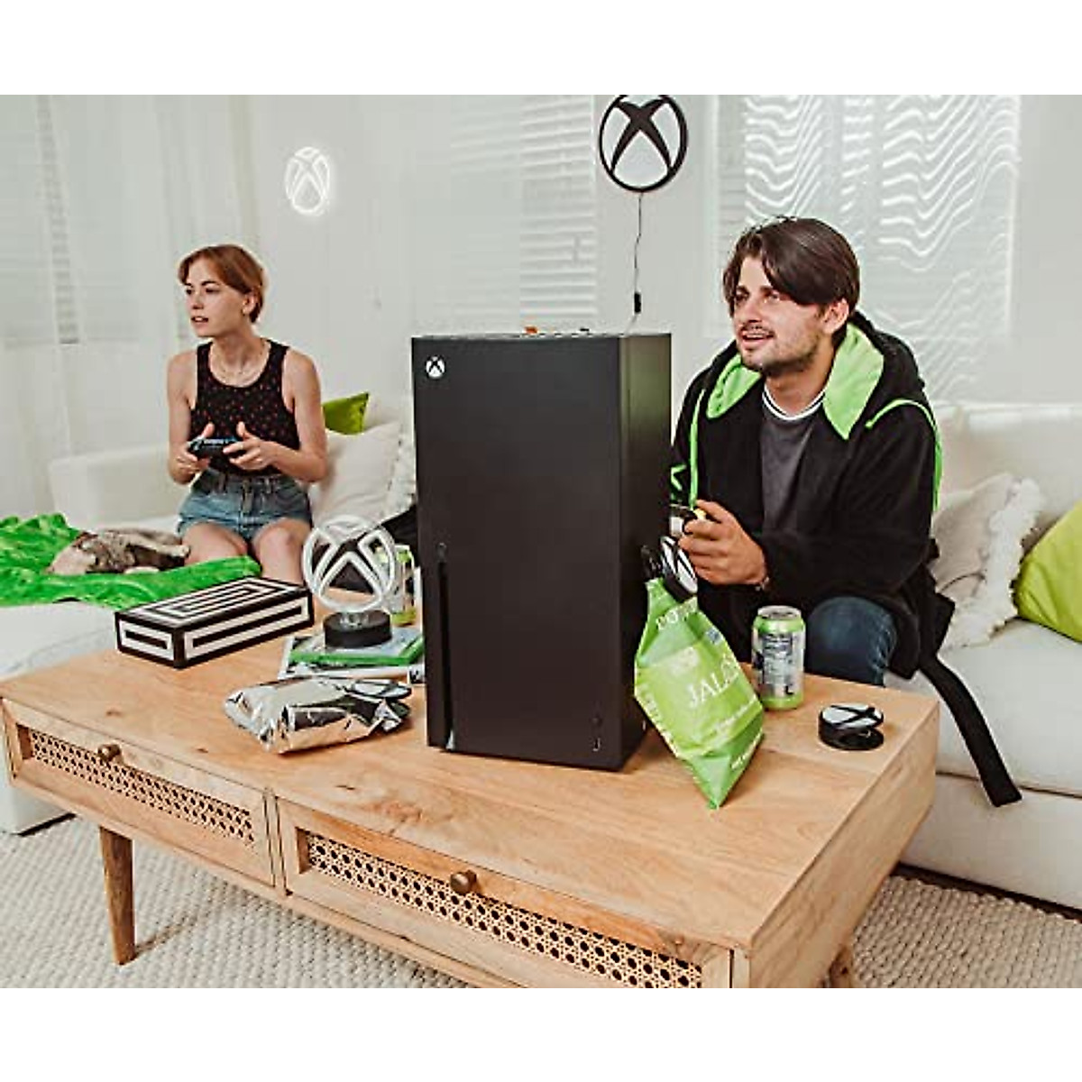 Xbox Series X Replica Mini Fridge Thermoelectric Cooler, 10 Liters