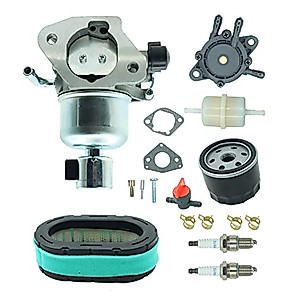 Carburetor Fit for Kohler KT725 KT730 KT735 KT740 KT745 with Air filter/oil filter Fuel pump Parts, Replaces 16 853 19S, 32 853 63S, 32 853 67-S