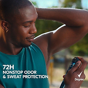 Degree Men’s Travel Deodorant Cool Rush 36-Pack – 72H Body Heat Activated Mini Antiperspirant, 0.5 Oz Ea
