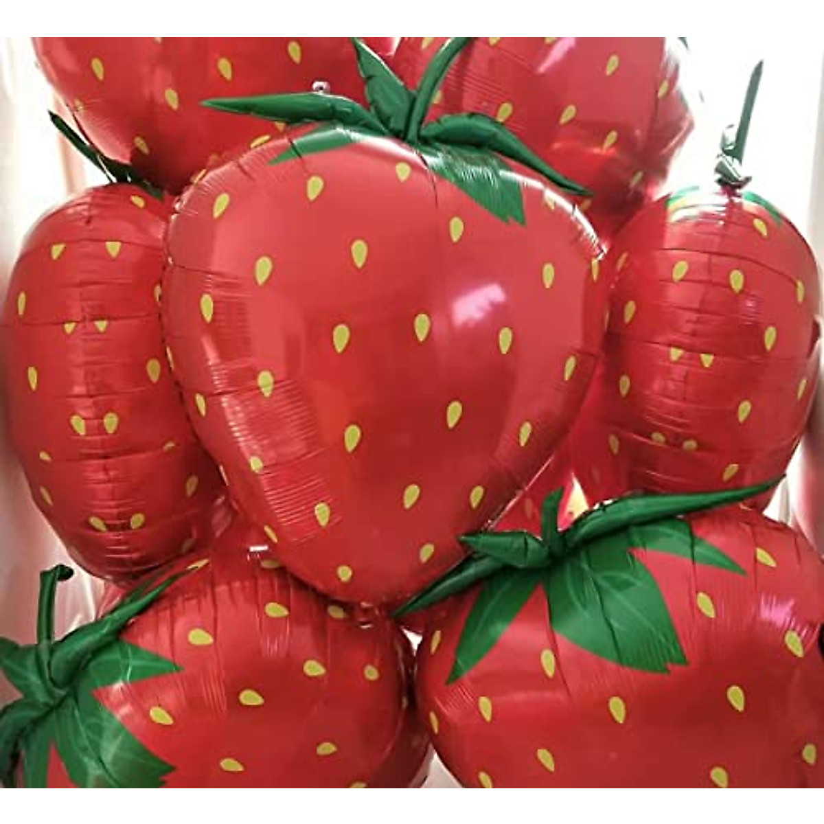 Strawberry Balloons Arch Kit 140pcs Strawberry Birthday Party Decorations Pink Green and Strawberry Balloon for Baby Shower Sweet Berry First Birthday Decoration