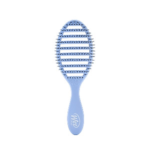 Wet Brush Speed Dry Hair Brush - Sky Blue - Vented Design and Ultra Soft HeatFlex Bristles Are Blow Dry Safe With Ergonomic Handle Manages Tangle and Uncontrollable Hair - Pain-Free
