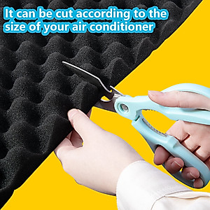 LFUTARI 23.6"x16.9" Air Conditioner Drip Cushion, Window Removable Magnetic Cushion,Air Conditioner Top Pad for Stop Dropping Noise of Water Drpping onto Your AC(Magnetic Suit for Iron Surface)