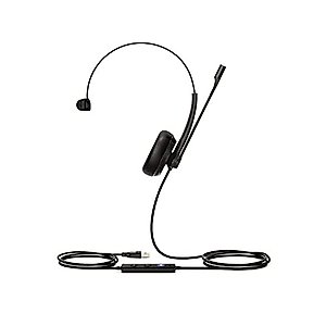 HWUSA Yealink UH34 Mono Lite UC USB-A Headset