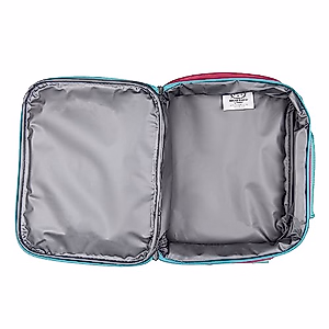 Hello Kitty Glitter 2 Piece School Travel Backpack Set For Girls With Detachable Insulated Lunch Box