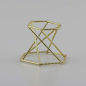 NEBAISEN 2 Pieces Metal Display Stand for Crystal Glass Lens Ball Divination Photography Lensball Base for 50/60/70/80mm Magic Sphere Globe Holder (Ball not Included)