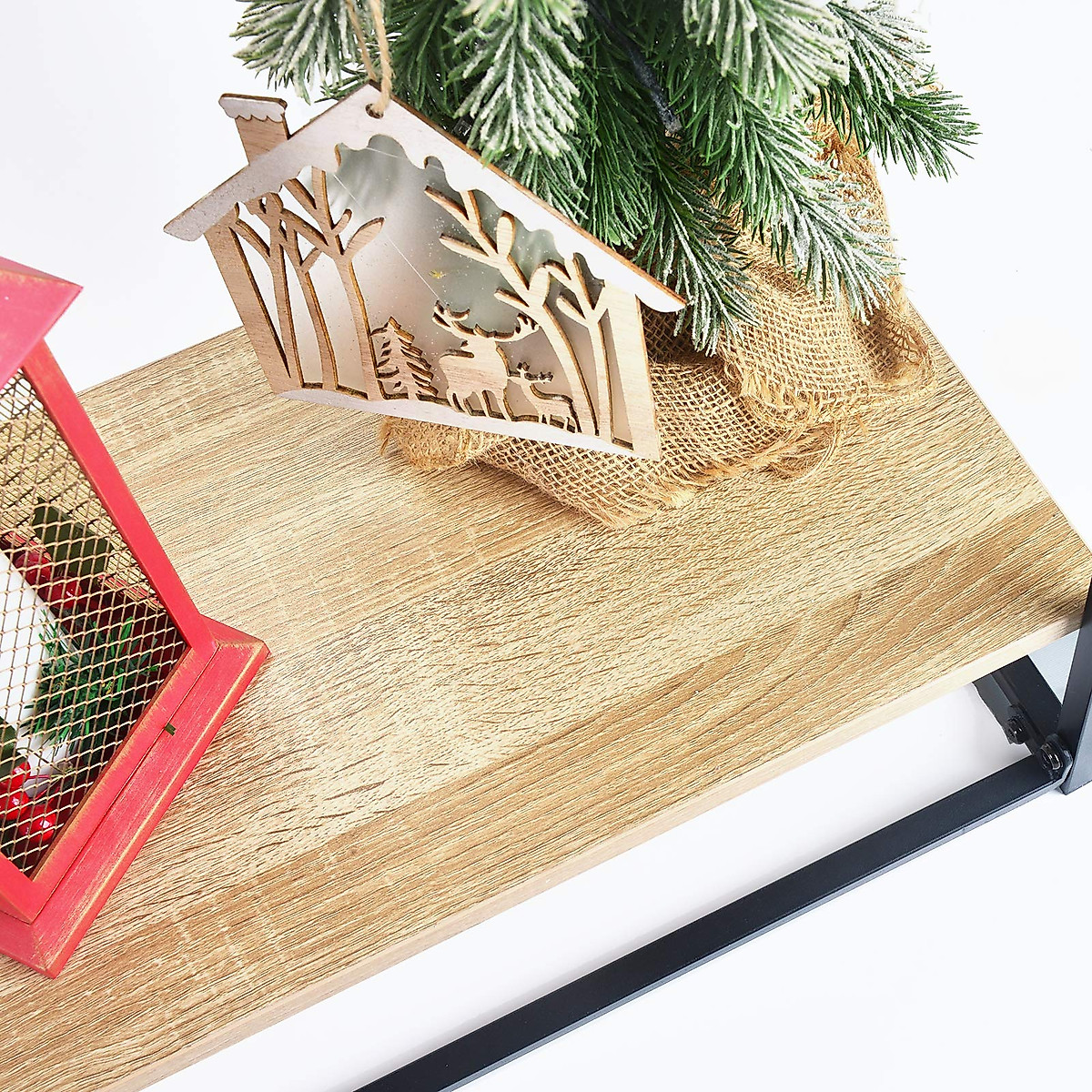 SpringSun Console Sofa Table, Entryway Table with 2-Tier Storage Shelves for Living Room, Bedroom, Balcony and Hallway