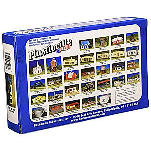 Bachmann Industries Plasticville U.S.A. Kit - Ranch House (HO Scale), Cream & Brown