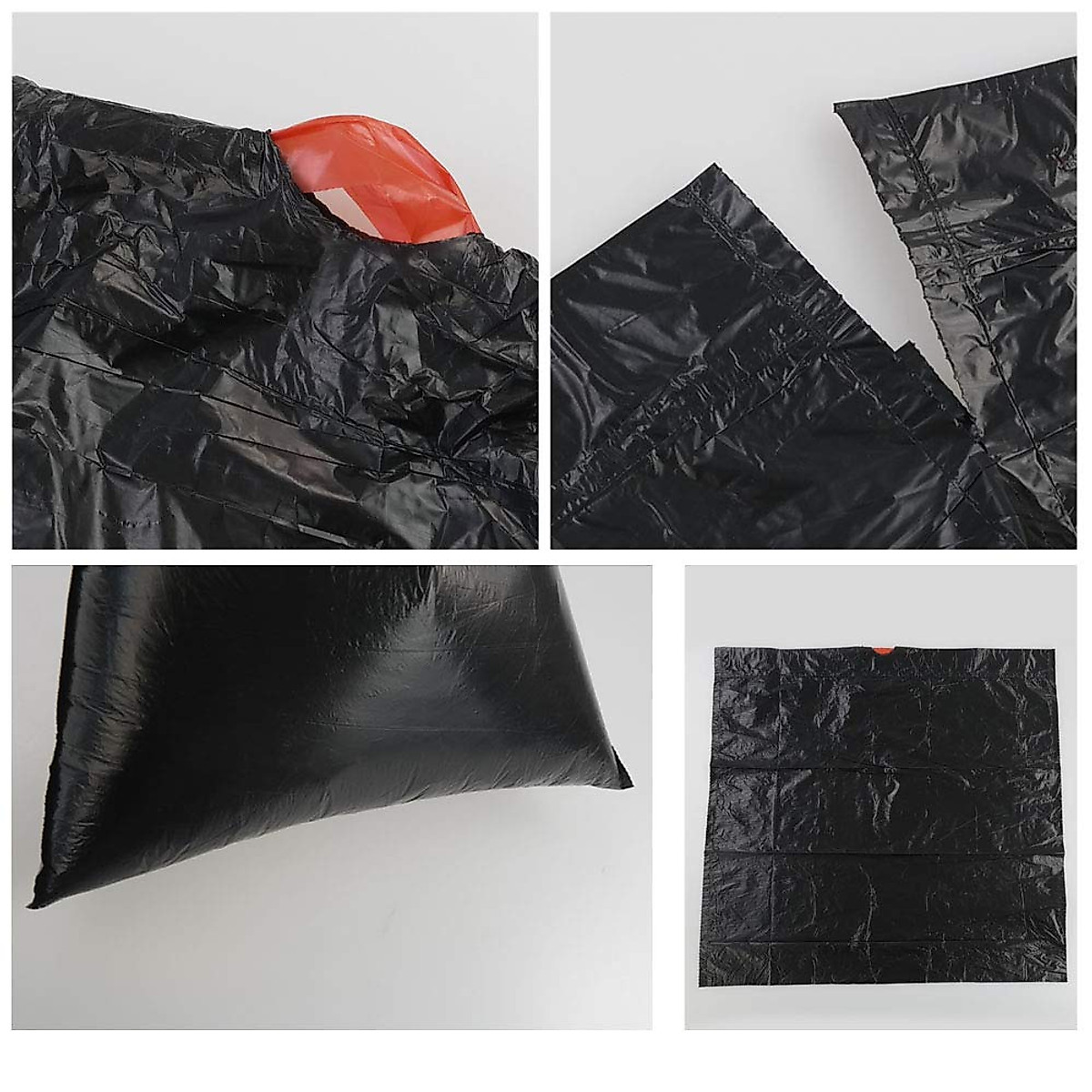 Parlynies 2.6 Gallon Small Drawstring Trash Bags, Black Garbage Bags, 104 Bags, f