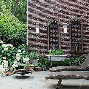 IP64 Waterproof Outdoor Wall Light Decorative Wall Sconce Porch Lamp 8W Energy Saving COB Stair Light Bright and Soft LED Wall Lamp for Home Patio Garden Walkway