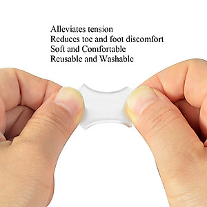 HioIoiH Pinky Gel Toe Sleeves Protectors 10 Pack for Blister,Corn, Calluses Relief Pain from Bunions, Friction,Hammer Toe Covers Reduce Friction