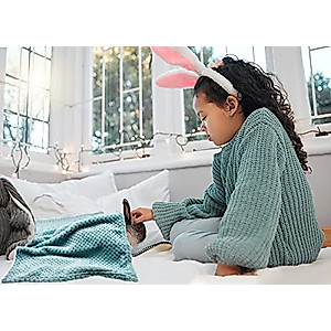 Vehomy 4Pcs Guinea Pig Blankets Hamster Flannel Blanket Bunny Blanket Cage Liners Small Pet Fleece Sleep Blankets Bedding Mats Bathe Towels for Hamster Guinea Pig Rabbit Kitten Chinchilla Hedgehog