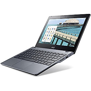 Acer C720-2844 11.6" Google Chromebook Laptop Intel Celeron 2955U Dual Core 1.4GHz 4GB RAM 16GB SSD - Gray