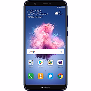 Huawei P Smart (32GB) 5.6" Fullview Display & Dual Camera's, 4G LTE Dual-SIM Factory Unlocked w/ Fingerprint Scanner FIG-L23 International Model, No Warranty (Blue)