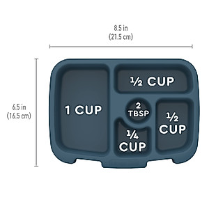 Bentgo® Kids Prints Tray with Transparent Cover - Reusable, BPA-Free, 5-Compartment Meal Prep Container with Built-In Portion Control for Healthy Meals At Home & On the Go (Friendly Skies)