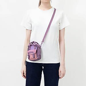 Doughnut Macaroon Tiny Sky Series 1L Women Girl Casual Crossbody Cell Phone Bag Purse Handbag (Sunset)