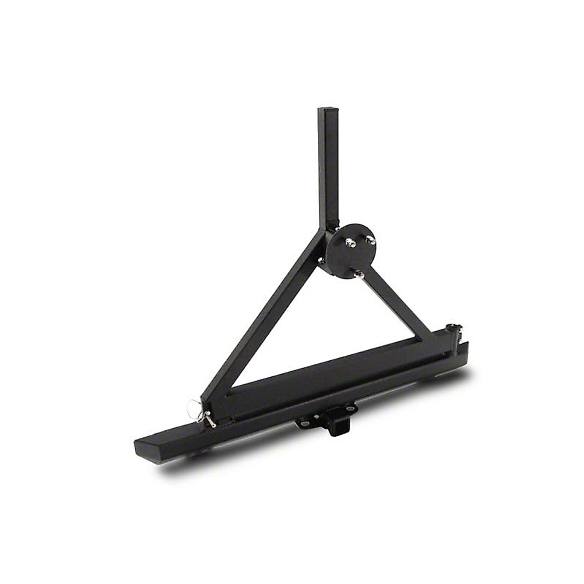 Redrock 4x4 Rock Crawler Rear Bumper with Tire Carrier; Textured Black Compatible with 87-06 Jeep Wrangler YJ & TJ