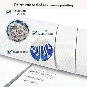 RMSGOZO Unframed Canvas Painting Pond Black Cat - Summer Oil Painting Art Printed Stretch Artwork, For Wall Art Aesthetic Decor 8 X 12 Inch